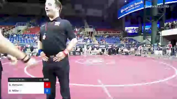 100 lbs Consi Of 16 #2 - Gable Hemann, Iowa vs Ava Miller, Ohio