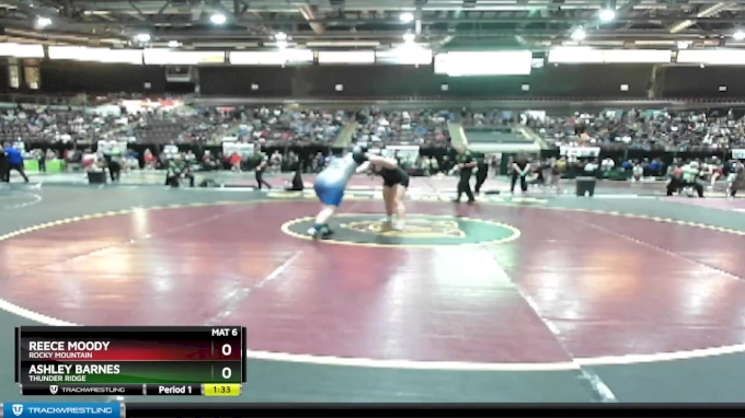 235 lbs Quarterfinal - Reece Moody, Rocky Mountain vs Ashley Barnes ...