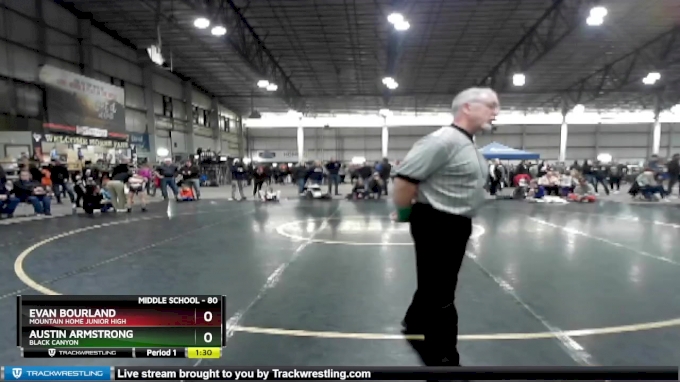 80 lbs Champ. Round 3 - Austin Armstrong, Black Canyon vs Evan Bourland ...