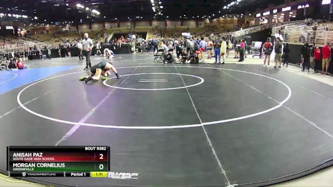 145 lbs Cons. Round 5 - Anisah Paz, Soute Dade High School vs Morgan ...