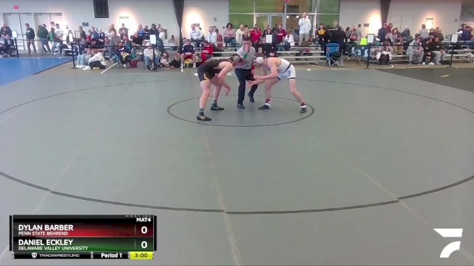 197 lbs Champ. Round 1 - Dylan Barber, Penn State Behrend vs Daniel ...