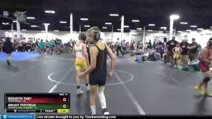 72 lbs Round 5 (8 Team) - Braidyn Taby, Team Smash vs Brody Mayfield ...