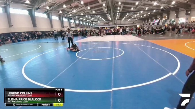 60 lbs 3rd Place Match - Legend Collins, Mission Wrestling Club vs ...