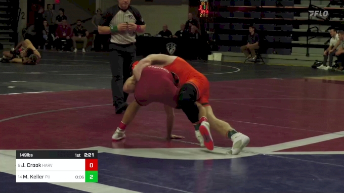 149 lbs Consi Of 8 #2 - Jack Crook, Harvard vs Marshall Keller, Princeton