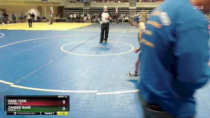 105 lbs Placement (4 Team) - Gage Cook, Hastings vs Zander Rahe, Waseca