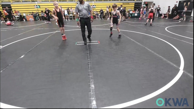 64 lbs Rr Rnd 4 - Grant Remus, Barnsdall Youth Wrestling vs Frank Petro ...