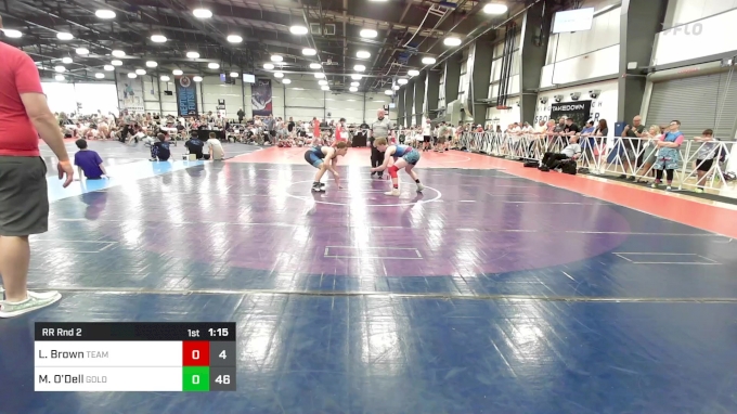 135 lbs Rr Rnd 2 - Lukas Brown, Team Bro Blue vs Mason O'Dell, Golden ...