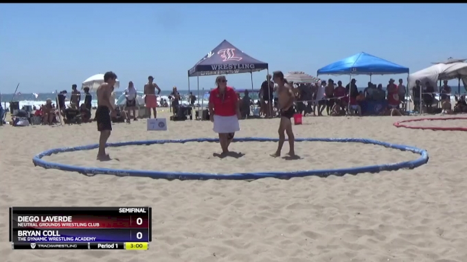 70 kg Semifinal - Bryan Coll, The Dynamic Wrestling Academy vs Diego ...