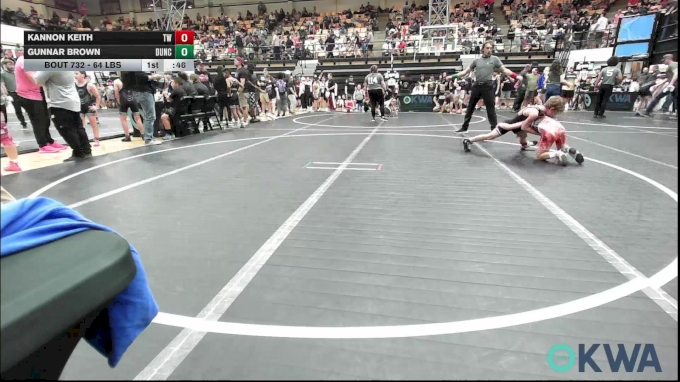 64 lbs Consi Of 8 #2 - Kannon Keith, Tuttle Wrestling vs Gunnar Brown ...