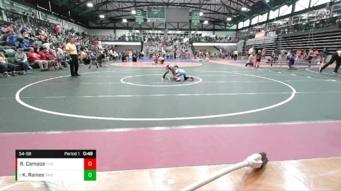 54-58 lbs Cons. Round 1 - Krew Raines, Sandwich Wrestling Club vs Ryan ...