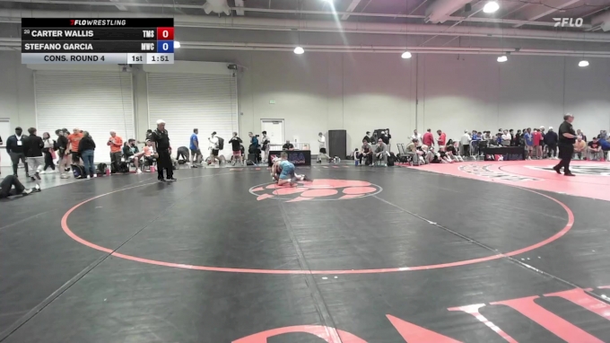 55 lbs Cons. Round 4 - Carter Wallis, Team Missouri Select vs Stefano ...