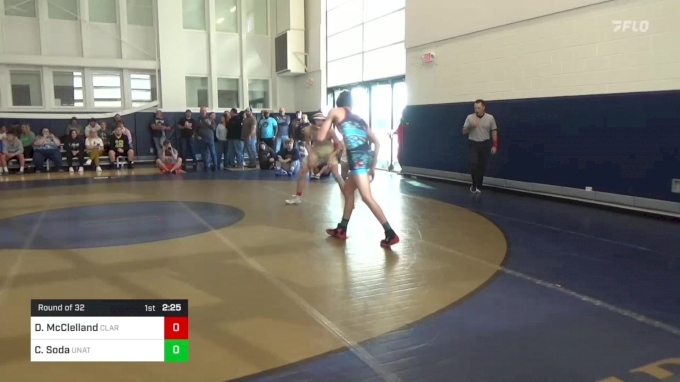 141 lbs Round Of 32 - David McClelland, Clarion vs Cameron Soda ...