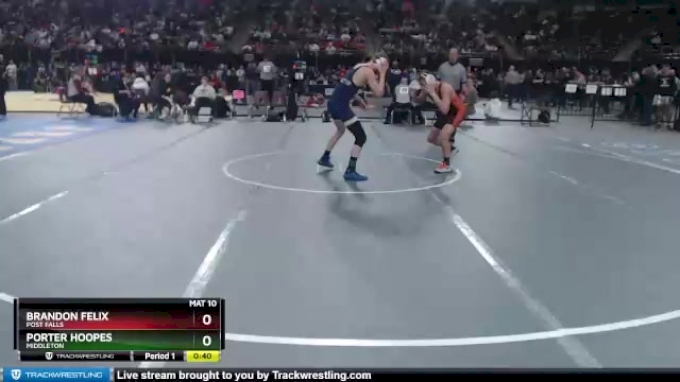 5A 126 lbs Cons. Round 1 - Porter Hoopes, Middleton vs Brandon Felix ...