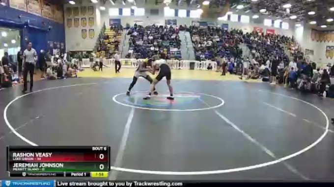 126 lbs Semifinals (8 Team) - Rashon Veasy, Lake Gibson vs Jeremiah ...