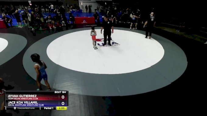 49 lbs Round 1 - Ayvah Gutierrez, Team Selma Wrestling Club vs Jace Koa ...