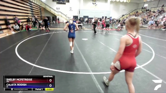 130 lbs Semifinal - Shelby McFetridge, MN vs Calista Rodish, IA