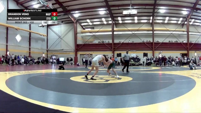 132 lbs Cons. Round 2 - William Schork, St Edward vs Brandon Veno ...