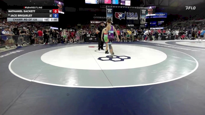 132 lbs Champ. Rd Of 128 - Nathaniel Sackett, VT vs Jace Briquelet, AZ