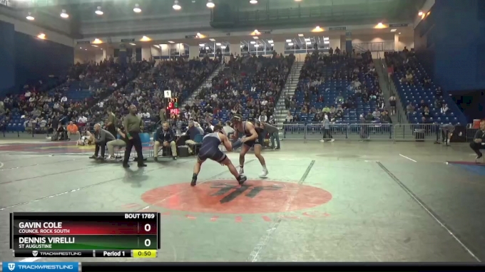 157 lbs 7th Place Match - Dennis Virelli, St Augustine vs Gavin Cole ...