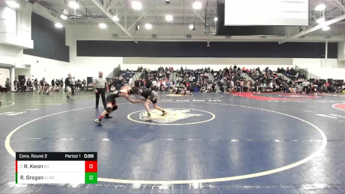 120 lbs Cons. Round 2 - Ryan Kwon, Beverly Hills vs Ryan Grogan, El Modena