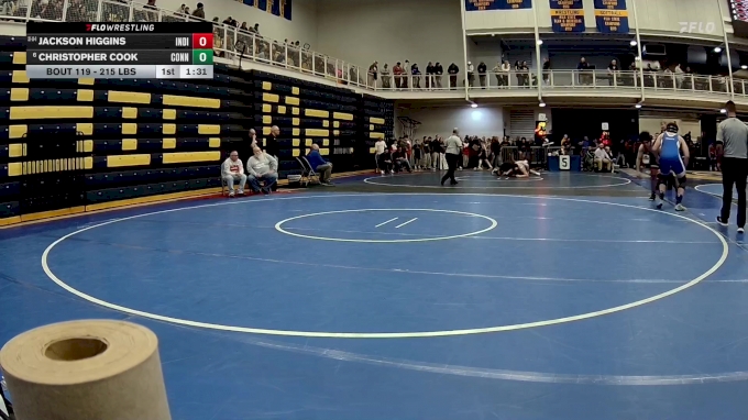 215 lbs Round Of 16 - Jackson Higgins, Indiana vs Christopher Cook ...