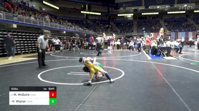60 lbs Consi Of 16 #1 - Micky McGuire, Franklin Regional vs Holden ...