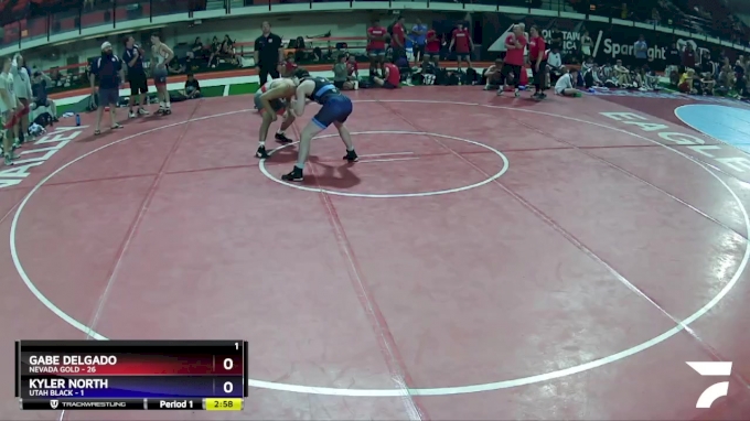 155 lbs Quarters & Wb (16 Team) - GABE DELGADO, Nevada GOLD vs Kyler ...