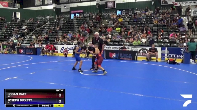 93 lbs Semifinal - Logan Raef, IN vs Joseph Birkett, IA