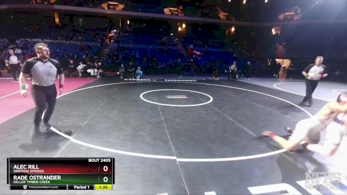 6A 215 lbs 1st Place Match - Rade Ostrander, Keller Timber Creek vs ...