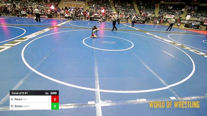 61 lbs Consi Of 8 #1 - Kingston Reed, Pin-King All Stars vs Brady Boles ...