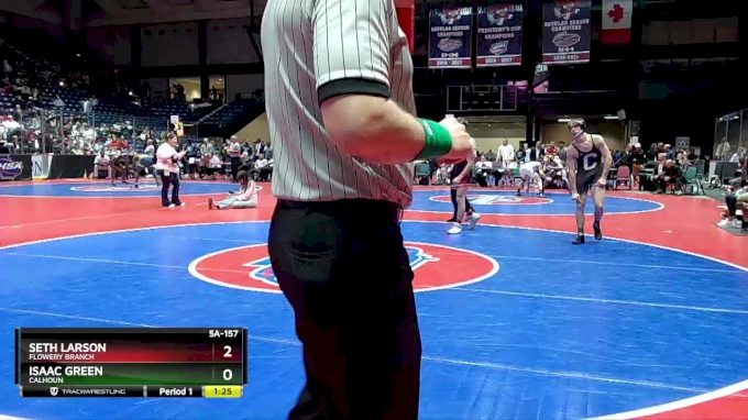 5A-157 lbs 1st Place Match - Isaac Green, Calhoun vs Seth Larson ...