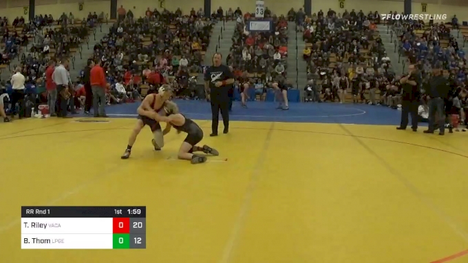 106 lbs Prelims - Tyler Riley, Vacaville vs Braden Thom, LPGE-Browerville