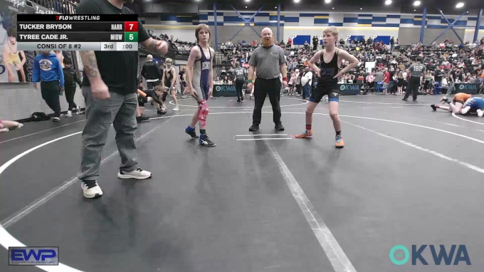88 lbs Consi Of 8 #2 - Cason Rigdon, Piedmont vs Riley Haines, Enid ...