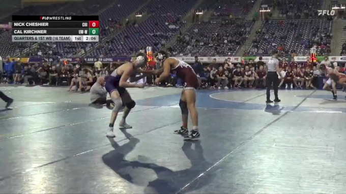 165 lbs Quarters & 1st Wb (16 Team) - Nick Cheshier, Chicago vs Cal ...