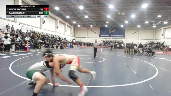 157 lbs Consi Of 8 #1 - Jason Booker, Stratford vs Saleem Saleh, Maloney