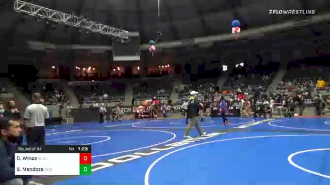 95 lbs Prelims - Dj Wince, Black Fox vs Seth Mendoza, Region Wrestling ...
