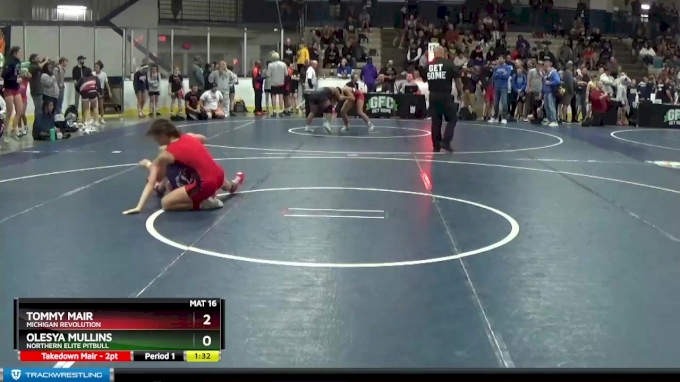 106 lbs Round 1 - Tommy Mair, Michigan Revolution vs Olesya Mullins ...