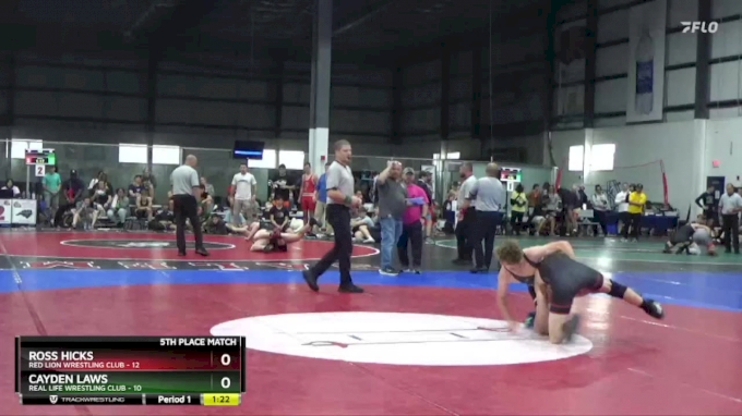 132 lbs Placement Matches (8 Team) - Cayden Laws, REAL LIFE WRESTLING ...