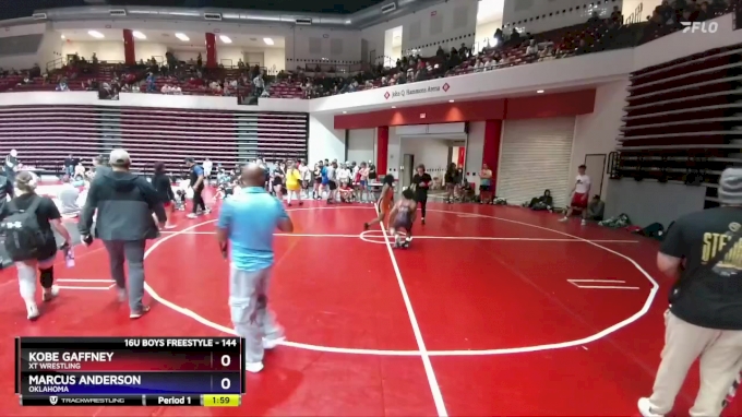 144 lbs Cons. Round 2 - Marcus Anderson, Oklahoma vs Kobe Gaffney, XT ...