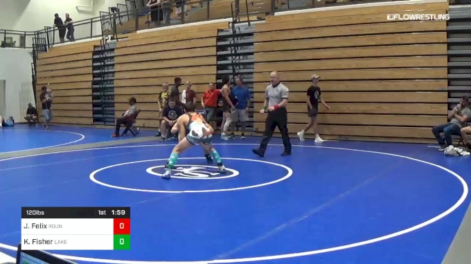 120 lbs 3rd Place - Joey Felix, Roundtree Wrestling vs Kaiden Fisher ...