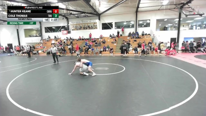 141 lbs Semifinal - Hunter Keane, Case Western Reserve vs Cole Thomas ...