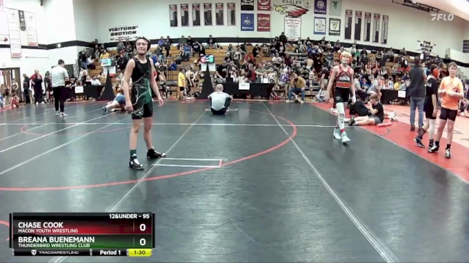 95 lbs Round 1 - Breana Buenemann, Thunderbird Wrestling Club vs Chase ...