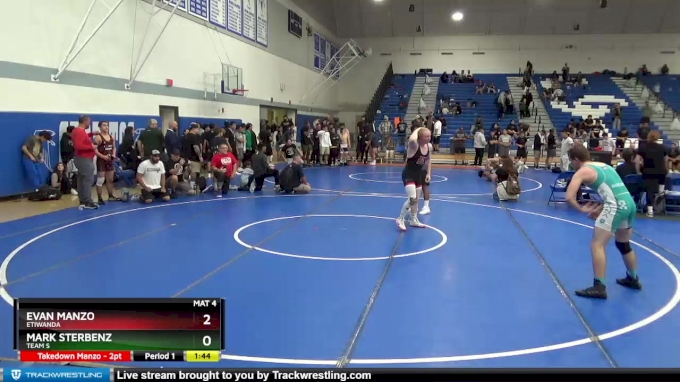 160 lbs 1st Place Match - Mark Sterbenz, Team S vs Evan Manzo, Etiwanda