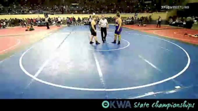 285 lbs Round Of 16 - Derek Ramey, Bristow Youth Wrestling vs Zay ...