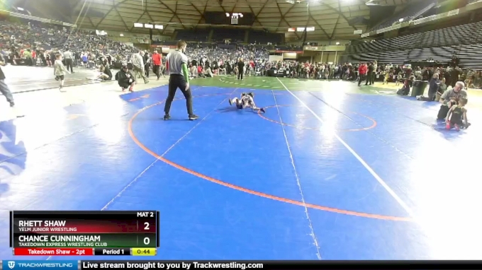 45 lbs Champ. Round 1 - Chance Cunningham, Takedown Express Wrestling ...