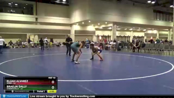 160 lbs Quarterfinals (8 Team) - Braelin Dally, Strongsville vs Elijah ...