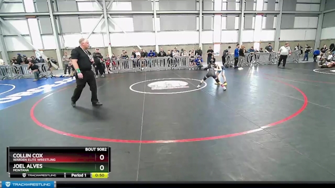 58 lbs Quarterfinal - Joel Alves, Montana vs Collin Cox, Warden Elite ...