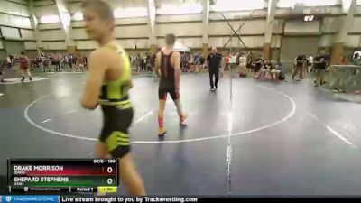 130 lbs Semifinal - Drake Morrison, Idaho vs Shepard Stephens, Utah