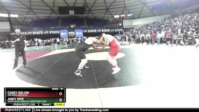 97 lbs Round 1 - Andy Moe, White River Hornets Wrestling Club vs Casey ...