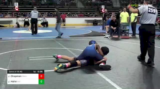112 lbs Consi Of 16 #2 - Jordan Chapman, Cranford vs Jayla Hahn, Mat ...